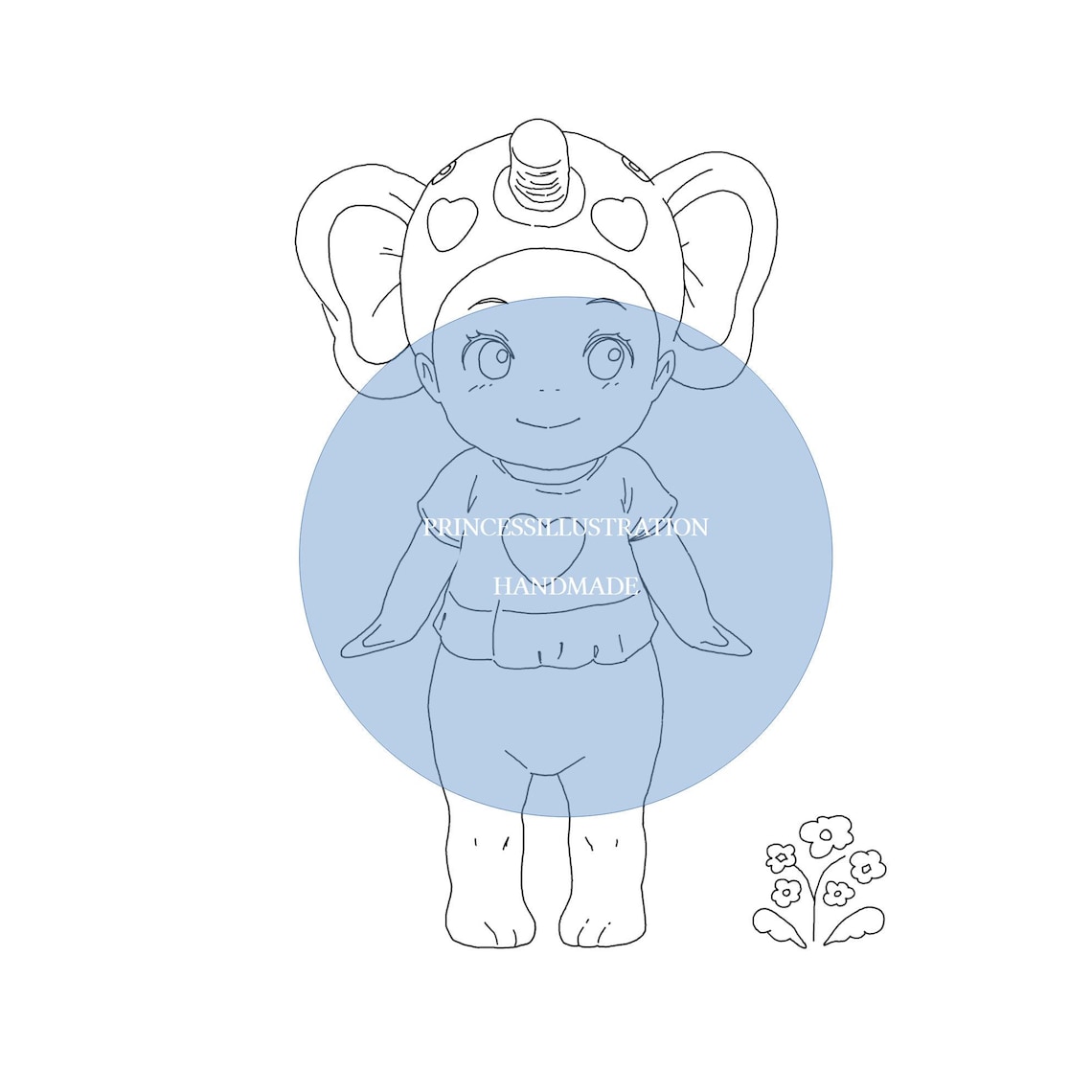 Studio Ghibli-inspired Sonny Angel Coloring Pages - Cute, Relaxing ...
