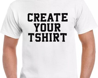 Custom White T-shirt - Etsy