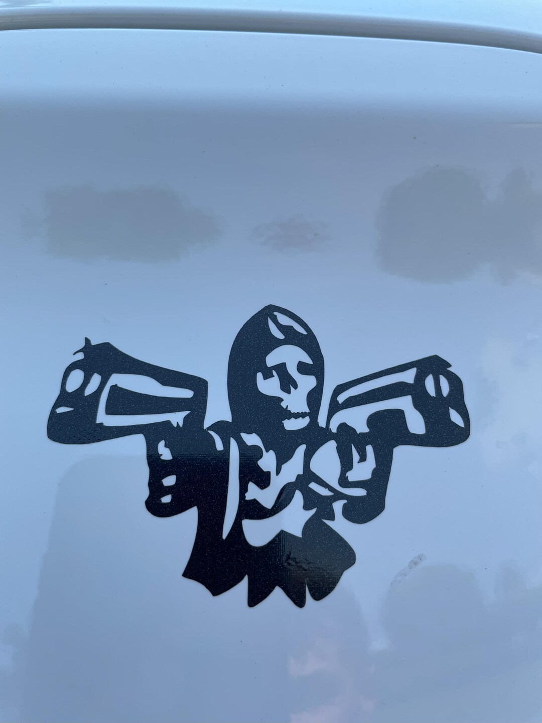 Unique pistol Gangsta Car Decals Oracal Foil,high Quality Sticker for ...