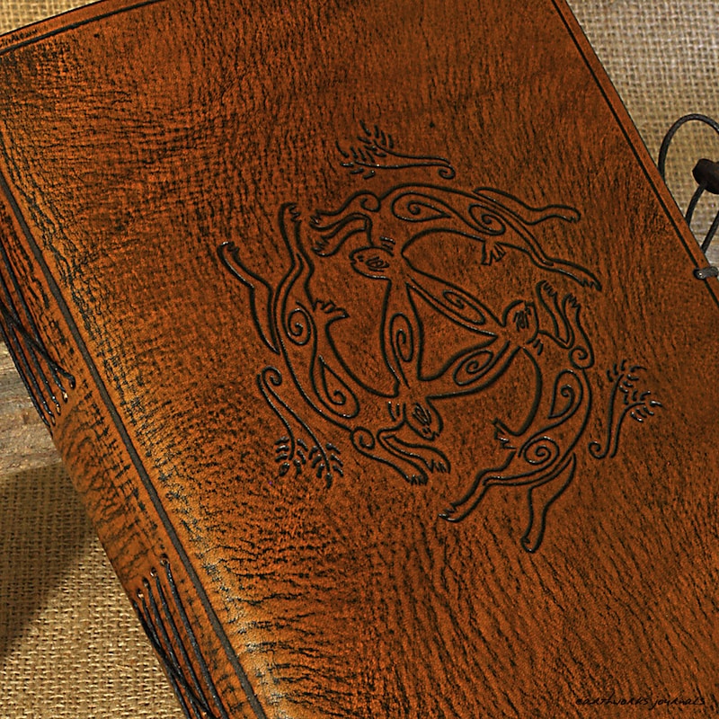 Leather Hare Book - Etsy