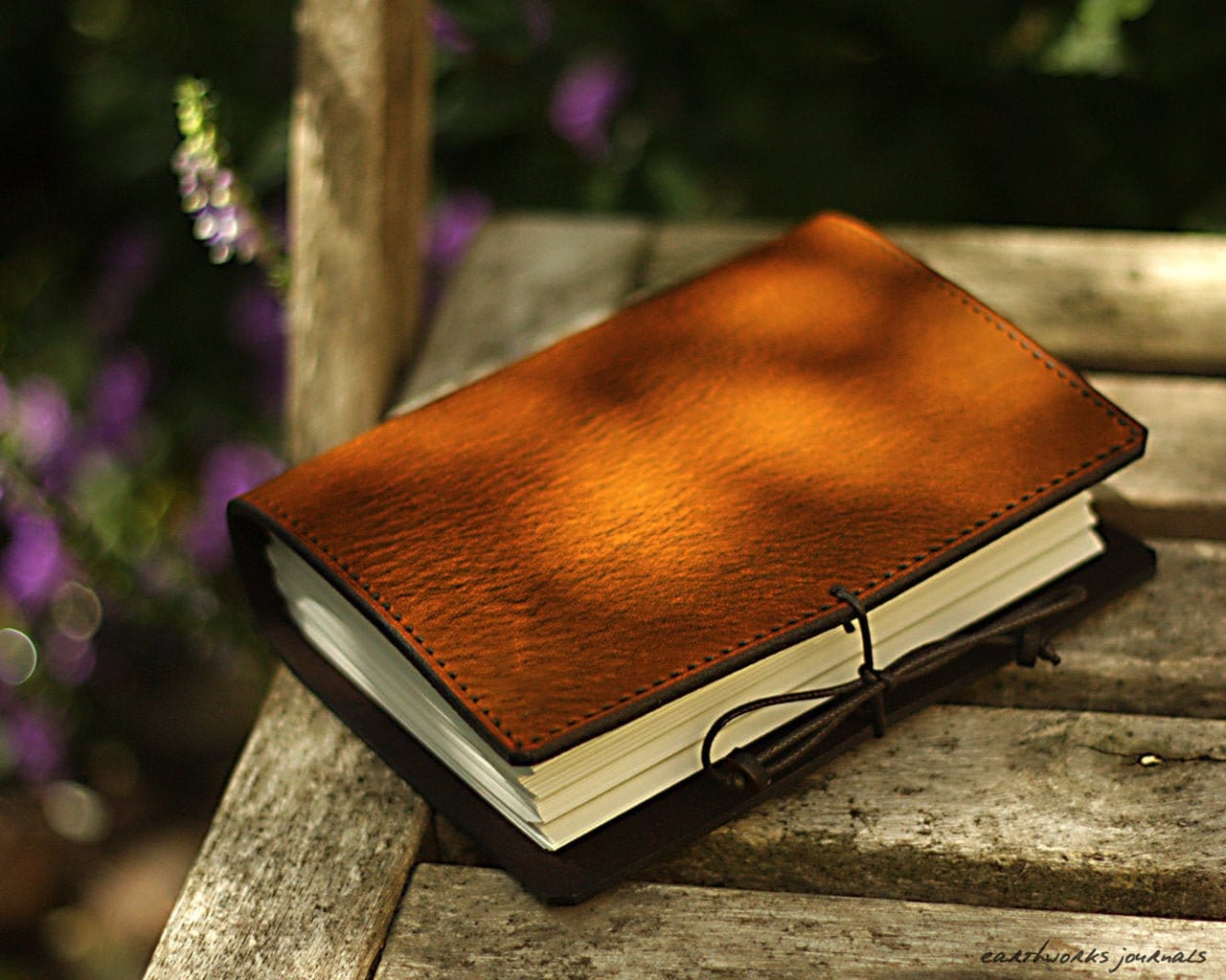 A6 Standard Size, Classic Brown Leather Hand Bound Journal, Travel ...