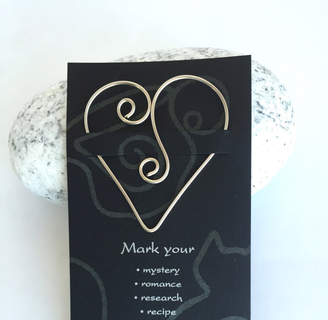 Heart Bookmark Love Bookmark Teacher Appreciation Shower - Etsy