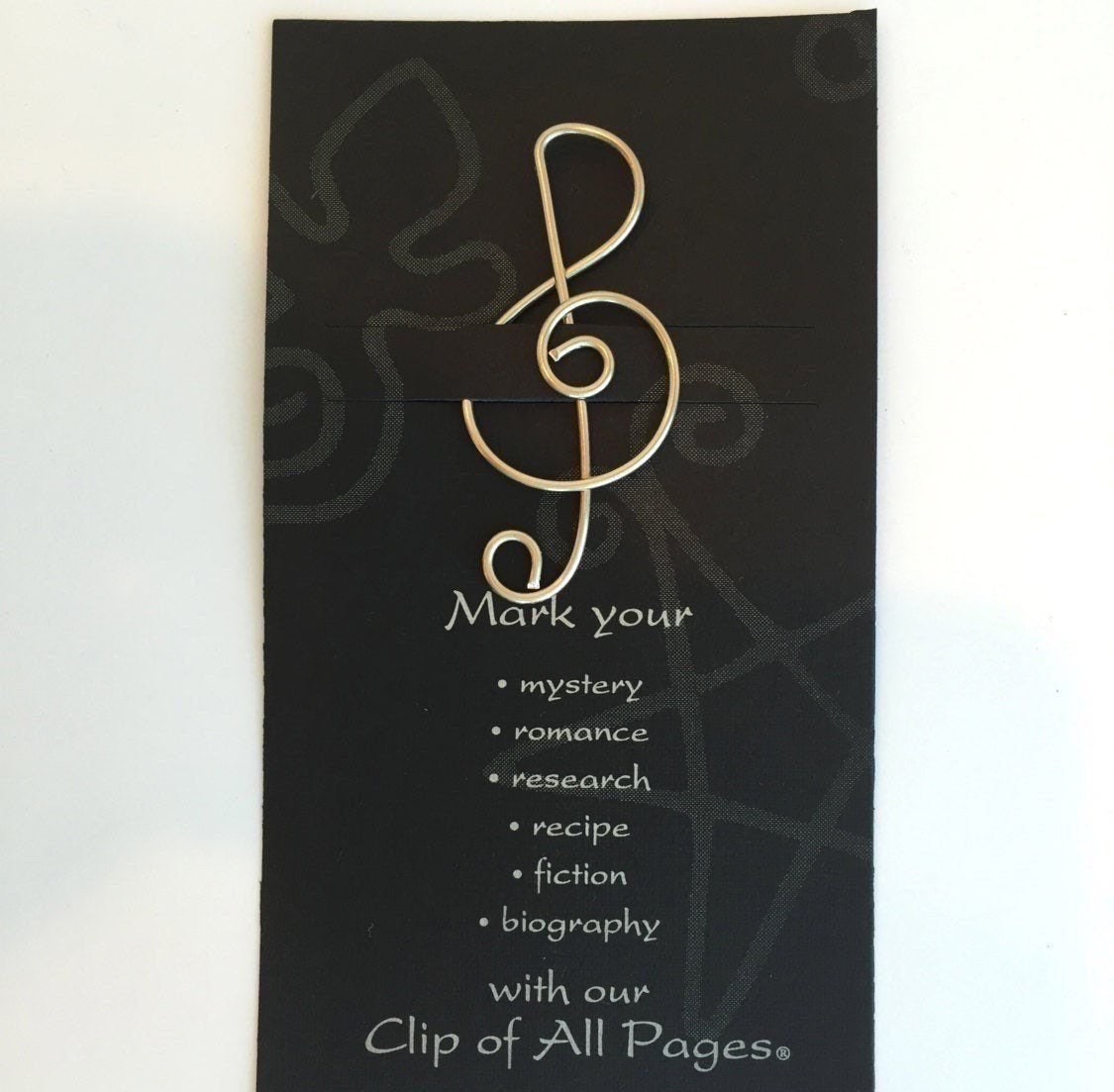 Music Note Bookmark Music Teacher Gift G-clef Bookmarks - Etsy