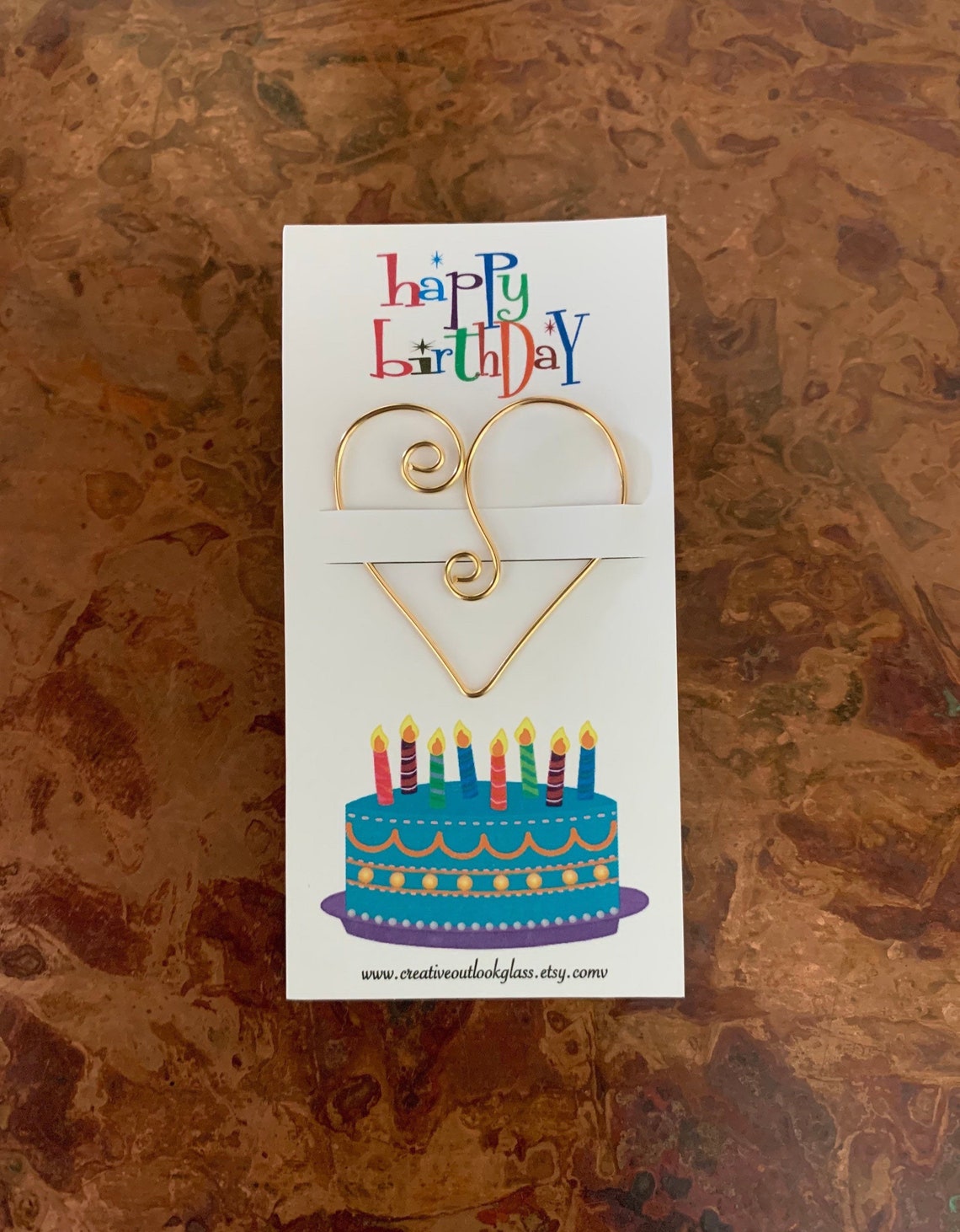 Happy Birthday Bookmark, Birthday Card, Teacher Gift, Book Lover Gift ...