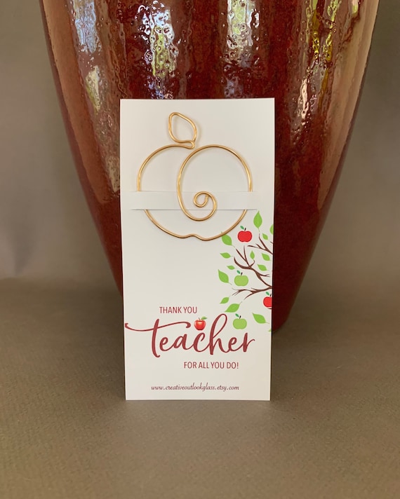 Thank You Teacher Gift Teacher End of Year Gift Apple - Etsy