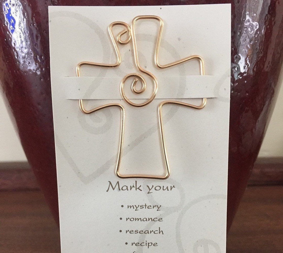 Cross Bookmark, Religious Gift, Simple Inexpensive Teacher Gift ...