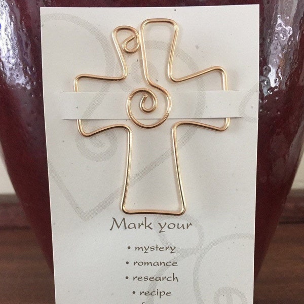 Cross Bookmark - Etsy