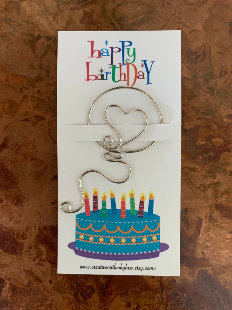 Happy Birthday Bookmark Birthday Card Teacher Gift Book - Etsy