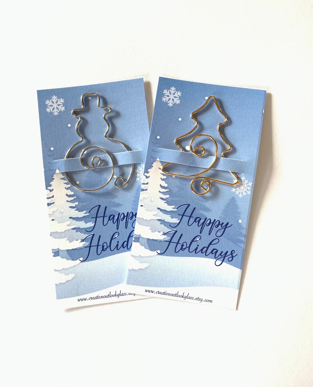 Holiday Bookmark, Christmas Teacher Gift, Book Lover Present, Stocking ...