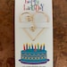 Happy Birthday Bookmark, Birthday Card, Teacher Gift, Book Lover Gift ...