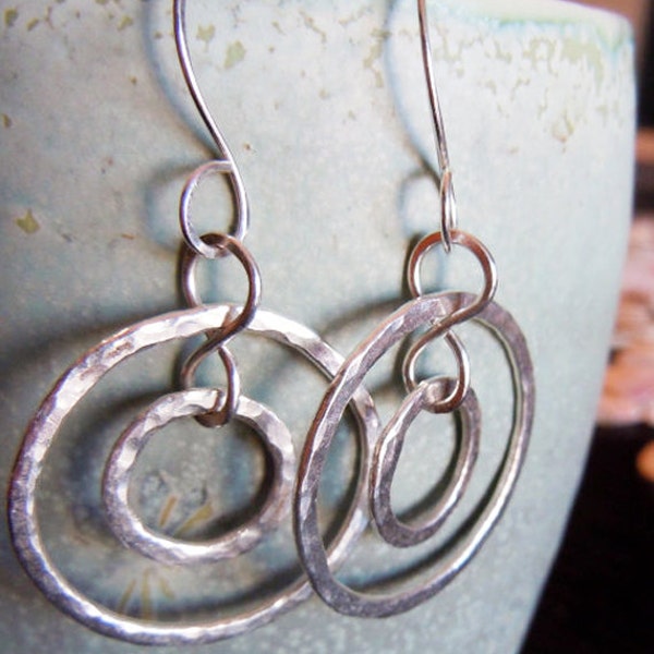Double Hoop Earrings - Etsy