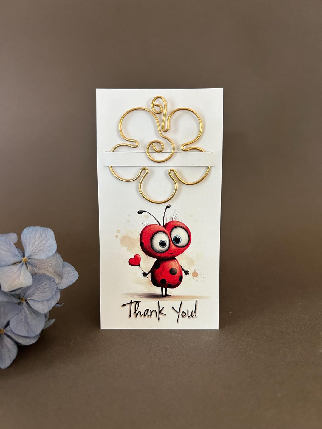 Thank You Gift, Thank You Card, Metal Bookmark, Small Token of ...