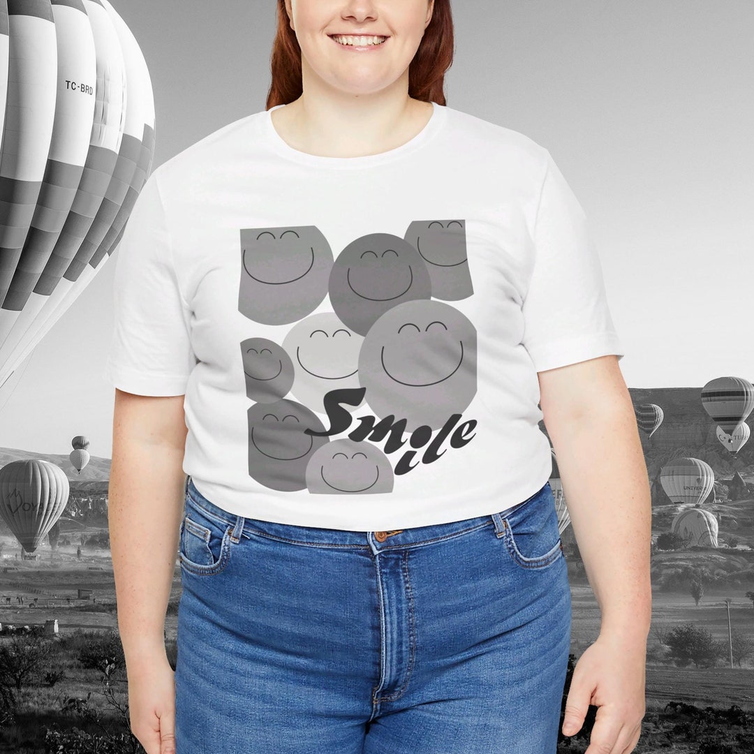 Smile Wear Your Smile Smile Shirt Smile Emoji Shirt Emoji Tee Smiling ...