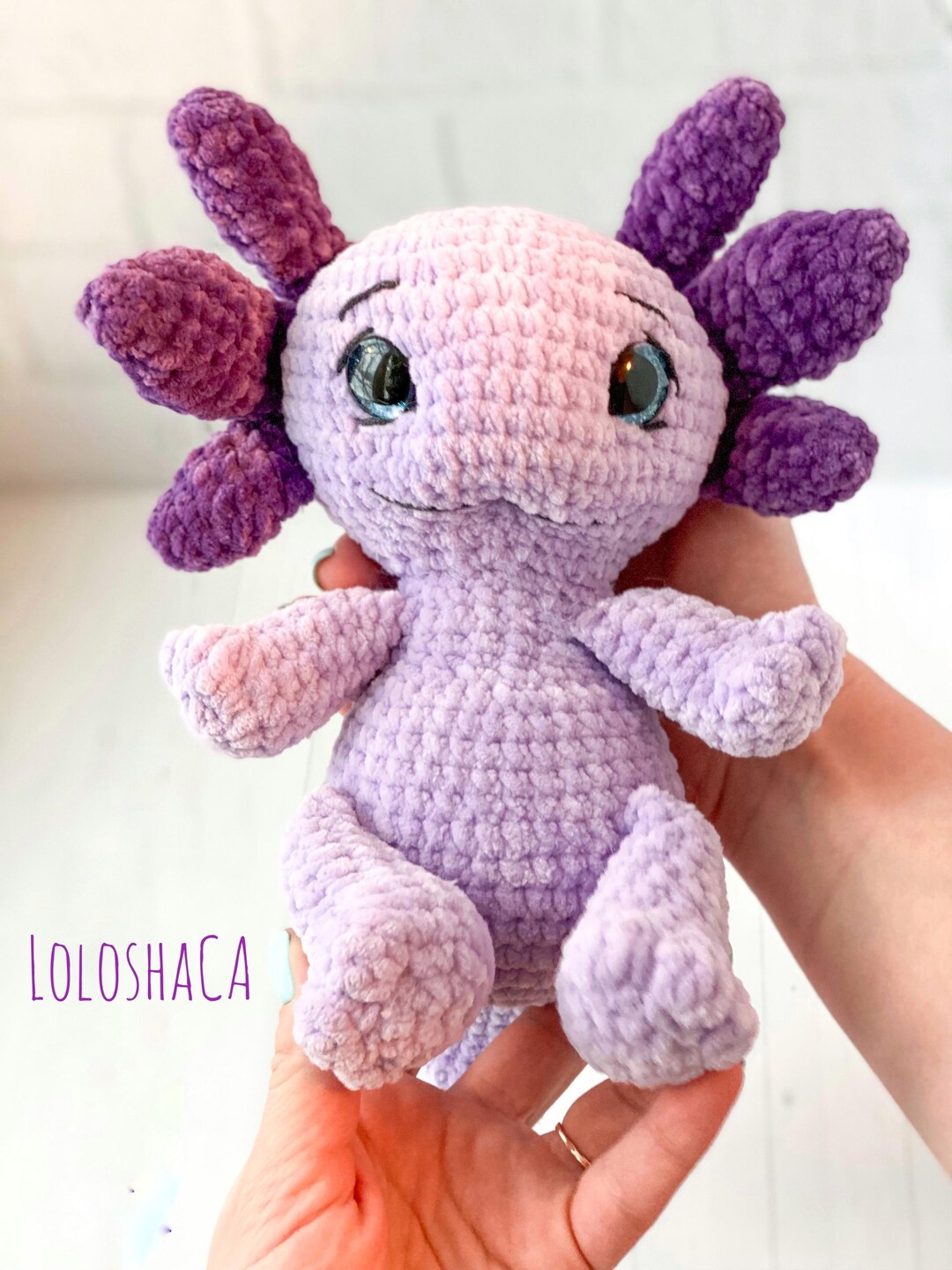 Crochet Axolotl Pattern PDF - Pattern for Beginners - Easy Crochet for ...