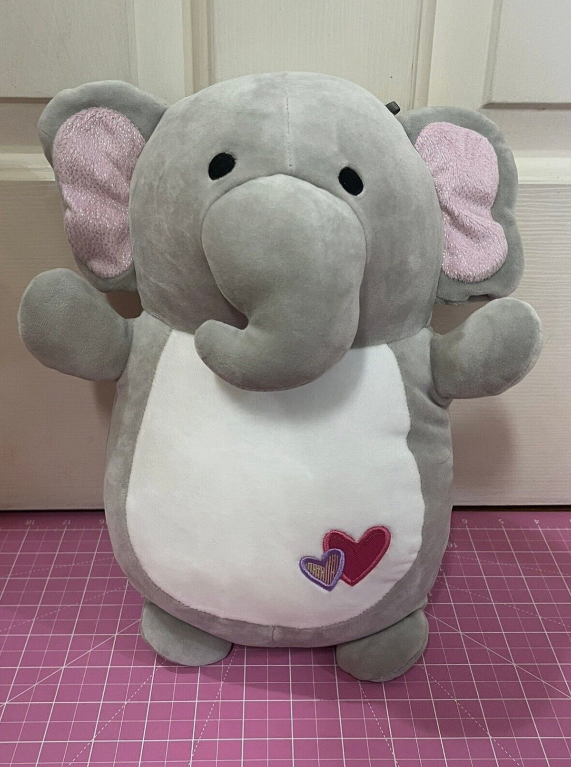 Hug Mees ELI the Grey Elephant Valentines 12 Plush Rare Toy - Etsy