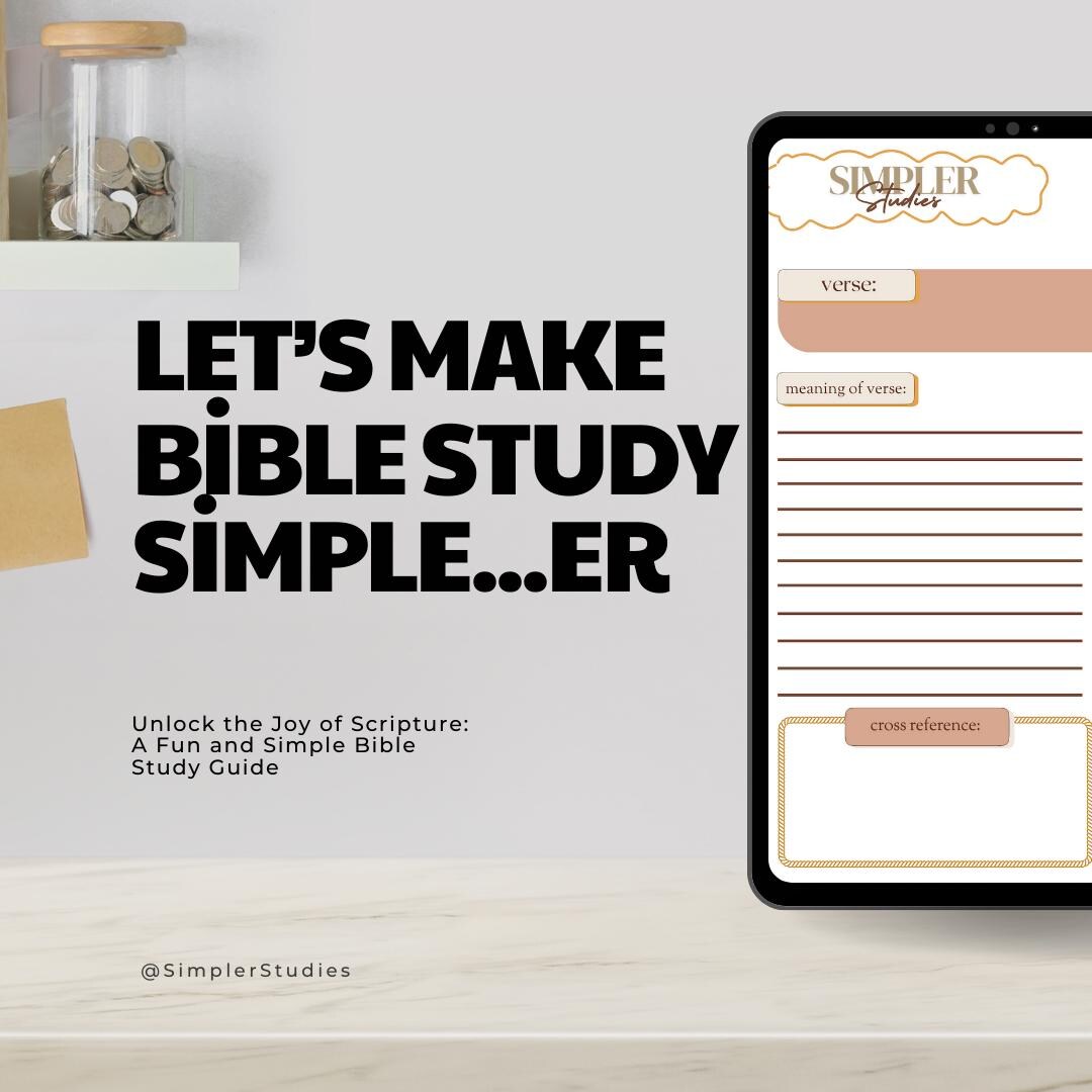 Bible Study Organizer Printable - Digital Planner, Scripture Study ...