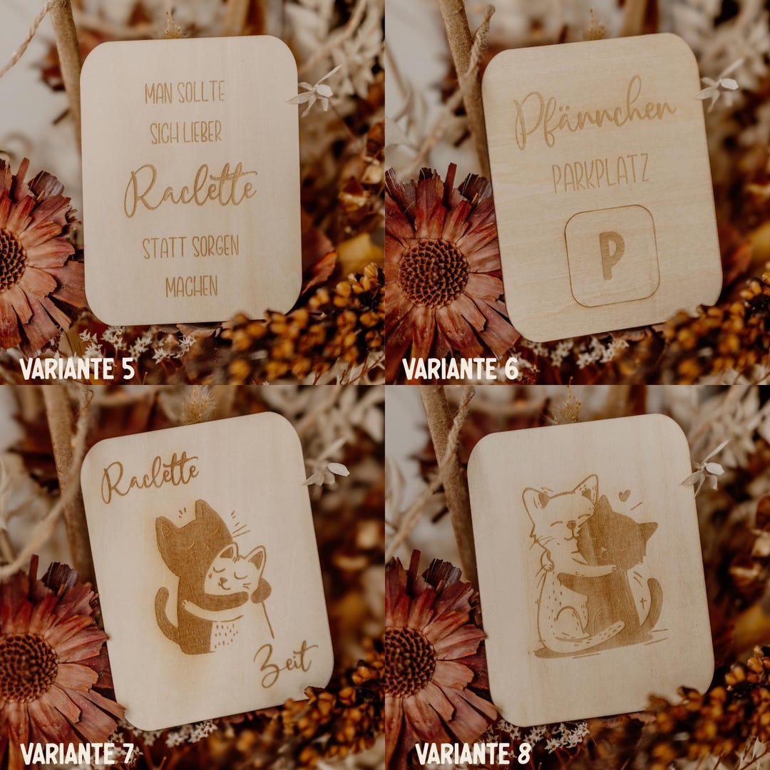 Pan Parking Space / Raclette / Individual Christmas Gift / Original ...
