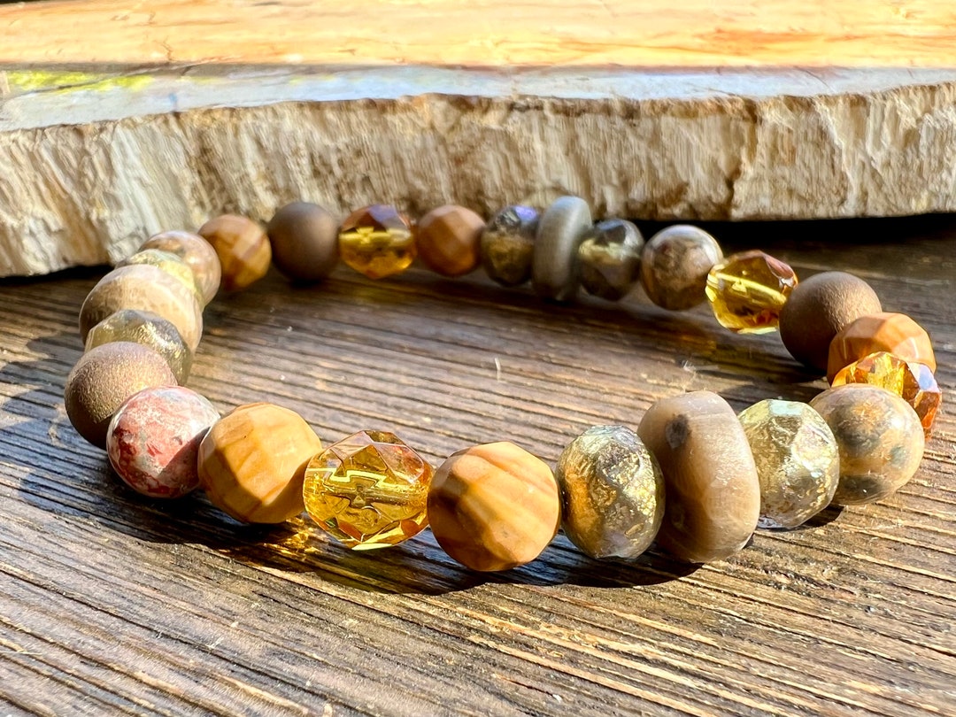 MI Wildflower Mash up Collection * Golden Coneflower * Beaded Bracelet ...