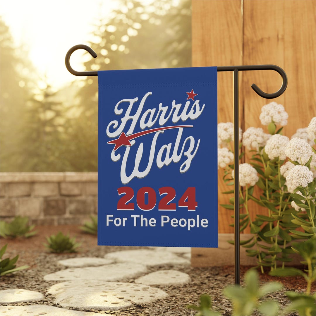 Harris Walz Election 2024 Banner, Harris 2024 Sign, Harris Wlaz ...