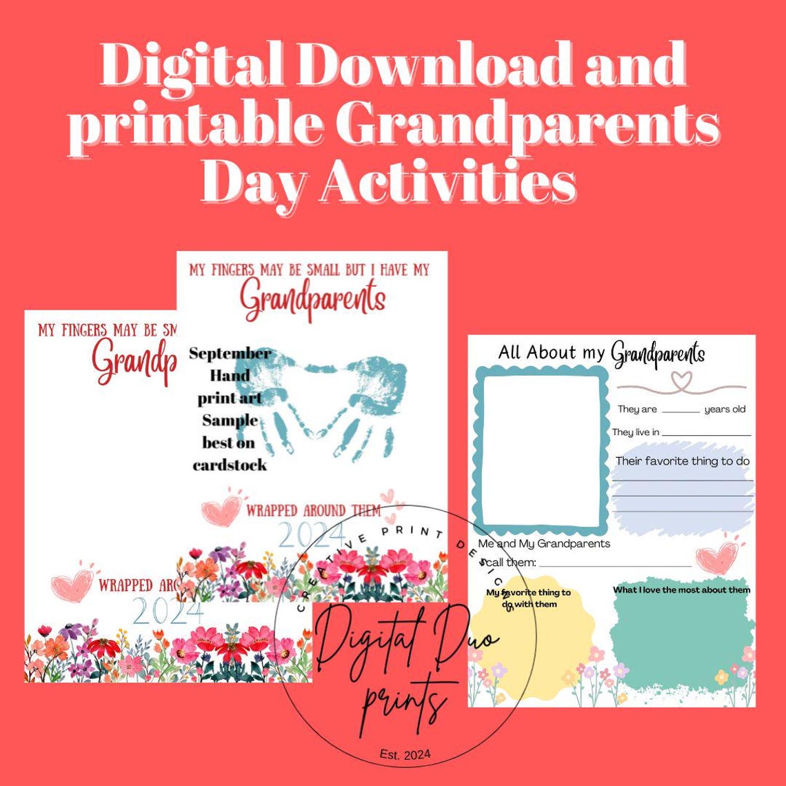 Download Printable Grandparents Day Handprint Art Printable Gift ...