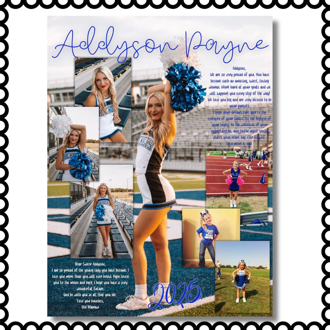 2026 Personalized Template Senior Yearbook Program Ad Full Half Quarter ...