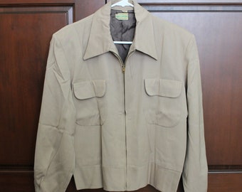 Gabardine Jacket 1950s - Etsy