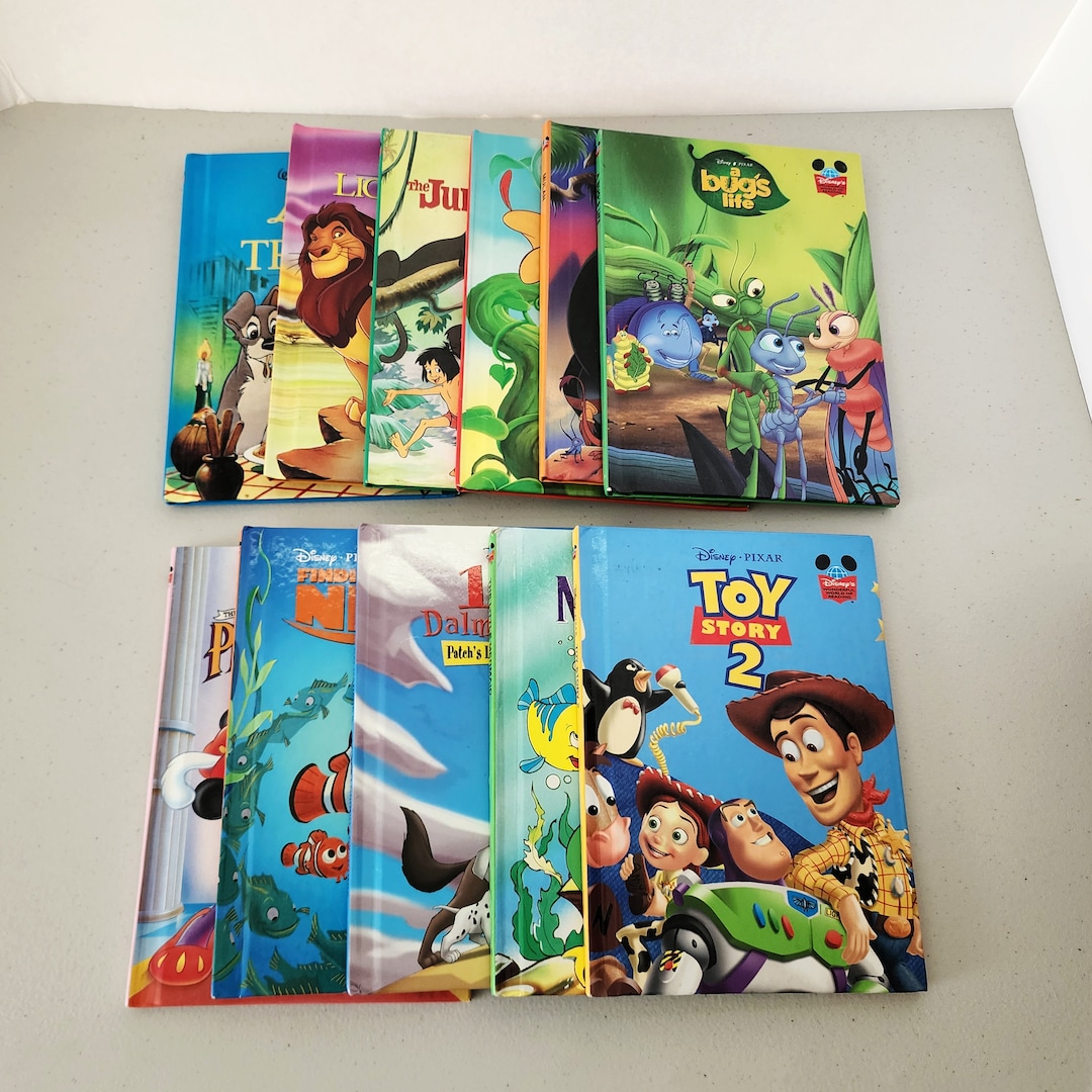 Lot of 11 Walt Disney Pixar Hard Cover Children's Books, Storybooks ...