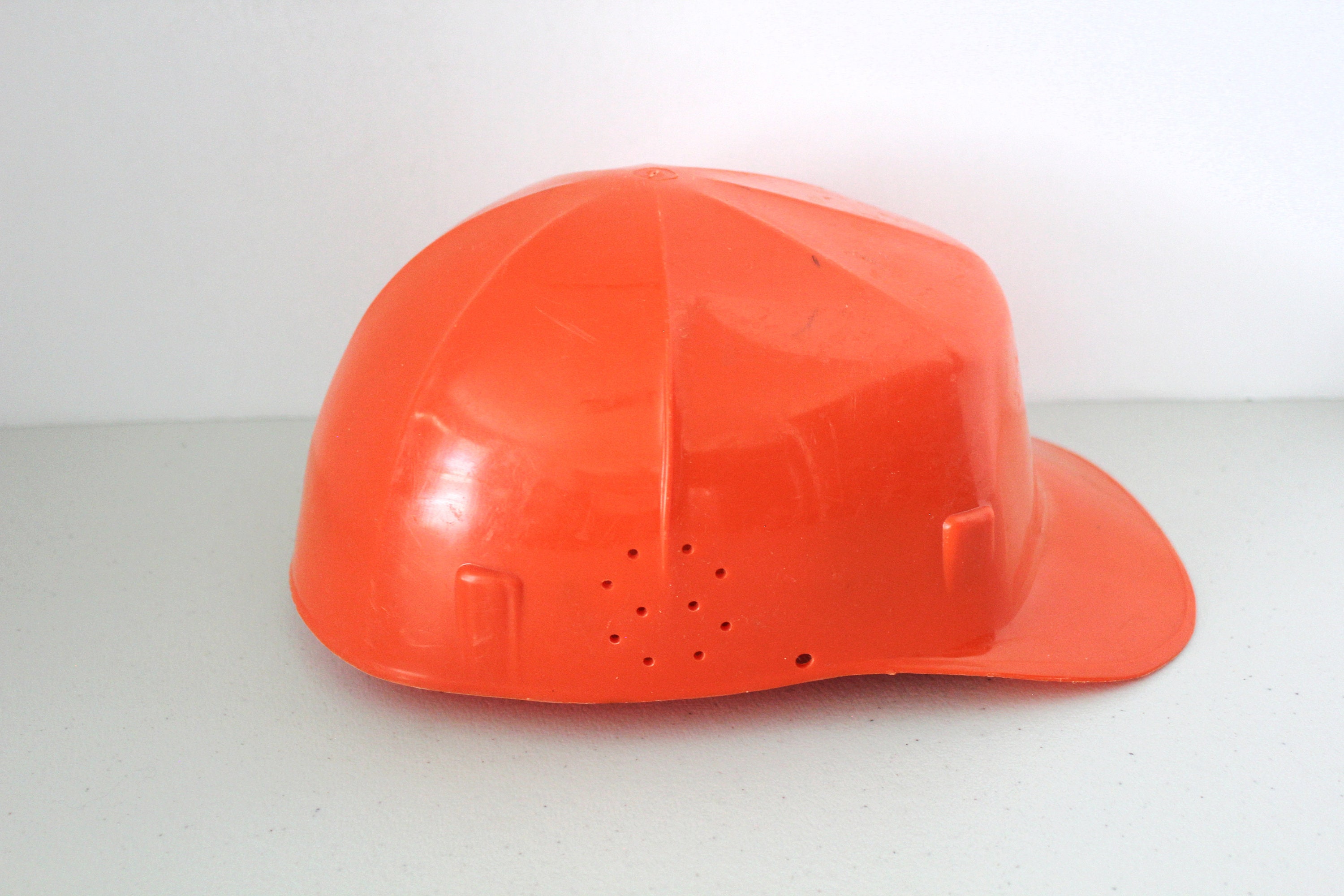 Vintage ED Bullard Hard Boiled Orange Hat, Bump Cap