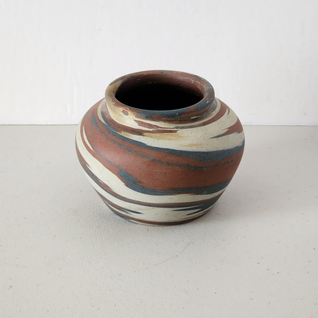 Niloak 1920s Mission Swirl Pottery Vase, Pot, Arts Crafts, 1st Mark - Etsy