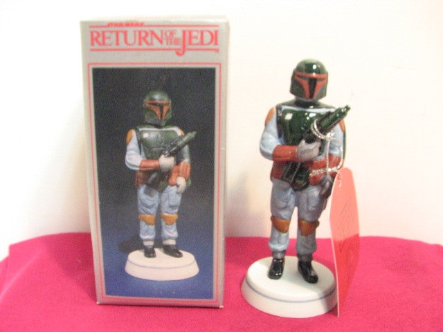 ROTJ Boba Fett Sigma Porcelain Figurine NMIB in Box ca: 1983, Star Wars ...