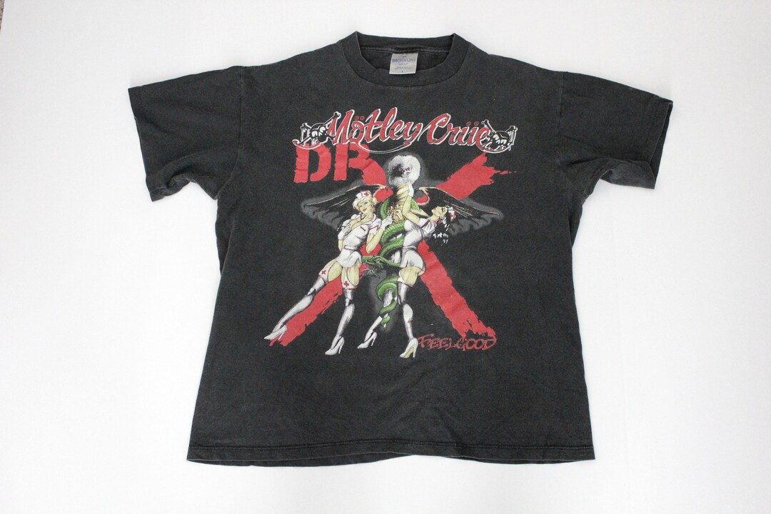 1989 Motley Crue Tour T Shirt Dr Feelgood - Etsy