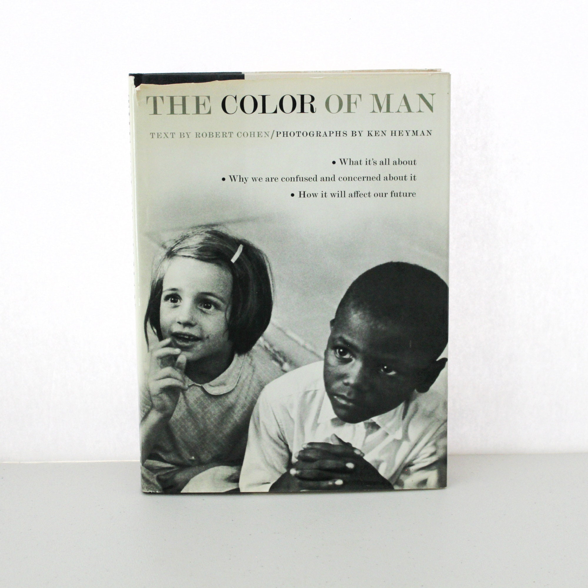 The Color of Man Book 1968 HC DJ by Robert Cohen Photos Ken Heyman