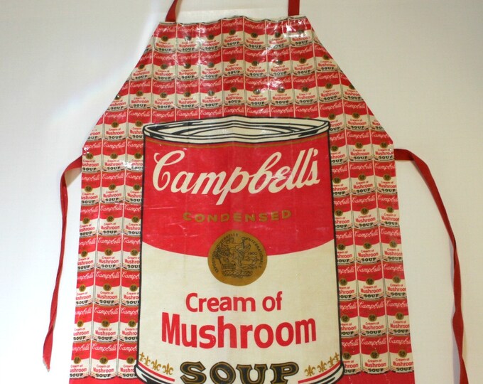 Vintage Campbell's Soup Apron Pop Art Kitchen 1983 - Etsy