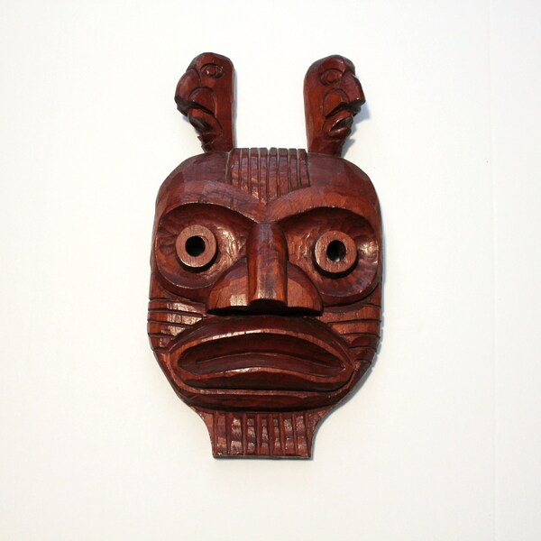 Native American Wood Mask - Etsy