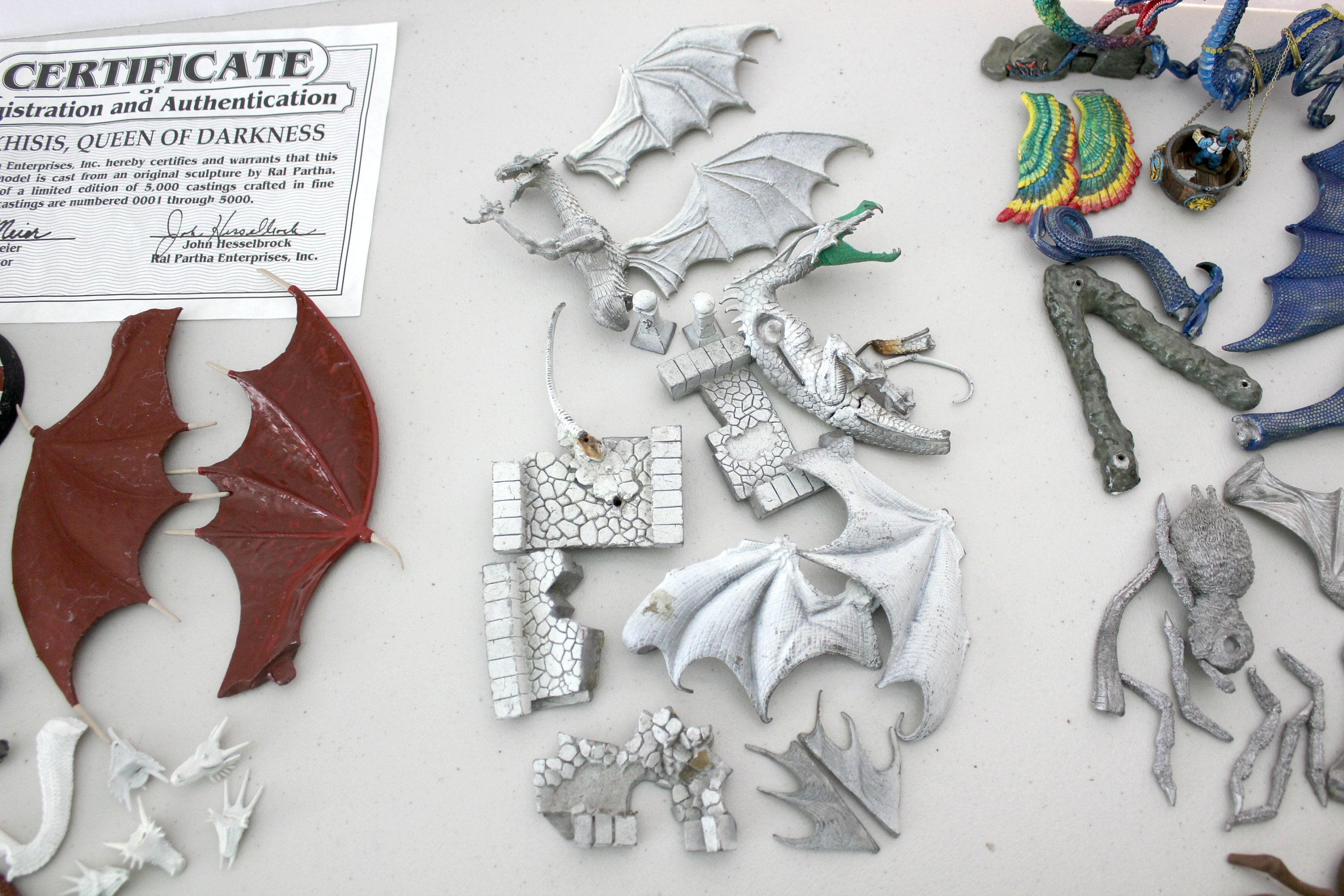 Dungeons and Dragons D&D Lot Pewter Figures RPG Parts Pieces, Takhisis ...