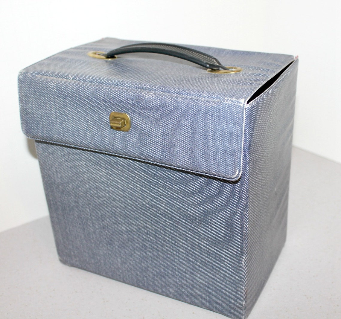 4 Record Storage Boxes Box 45 rpm Jukebox Size Carrying Cases | Etsy