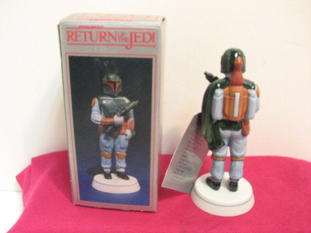 ROTJ Boba Fett Sigma Porcelain Figurine NMIB in Box ca: 1983, Star Wars ...
