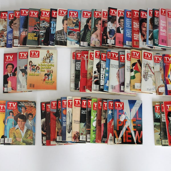 Vintage Tv Guide - Etsy