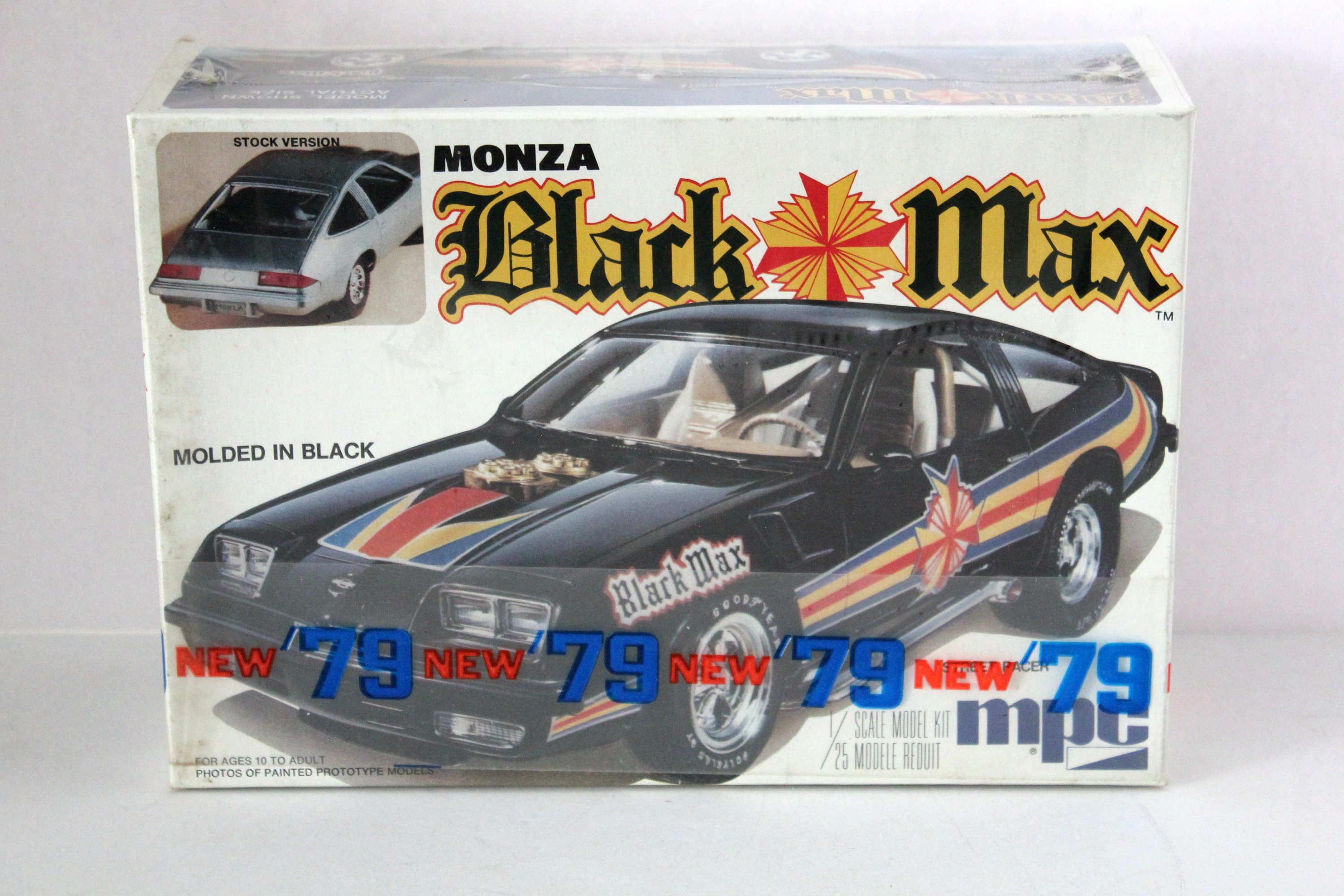 Chevrolet Monza Black Max New 1979 Vintage Sealed Model Kit, Street ...