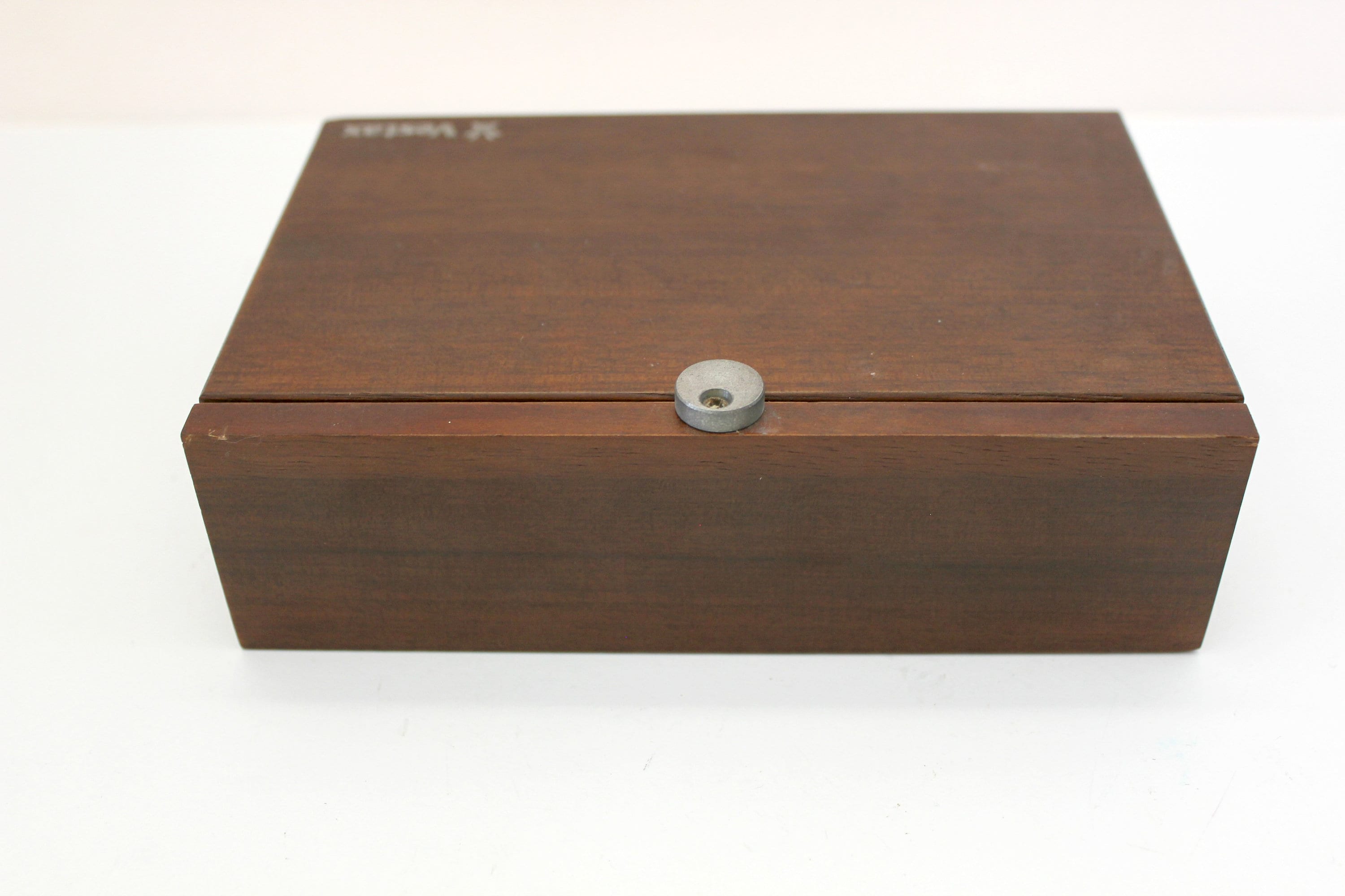 Vestax DJ Wood 3 Cartridge Headshell Storage Case Vintage w/ 2 Technic ...