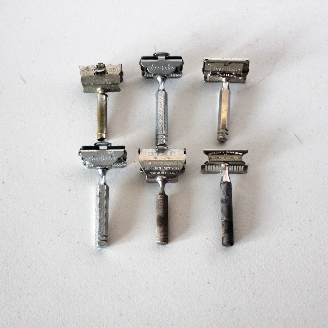 Antique Safety Razors, Lot of 6, Ever-ready, Star, USR, 1920s - Etsy