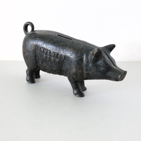 Vintage Pig Bank - Etsy