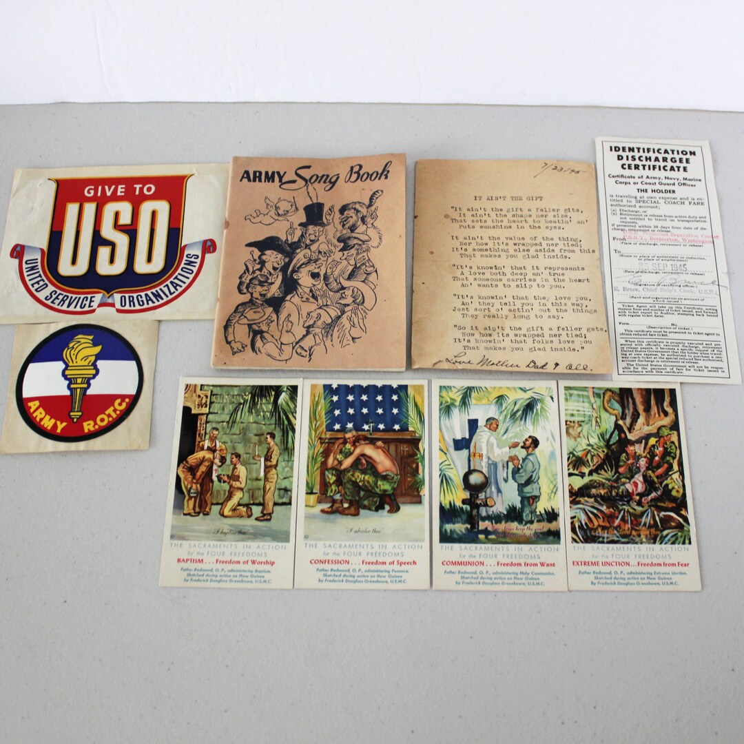 Set 4 Military USMC Catholic Sacrament in Action Cards Plus - Etsy