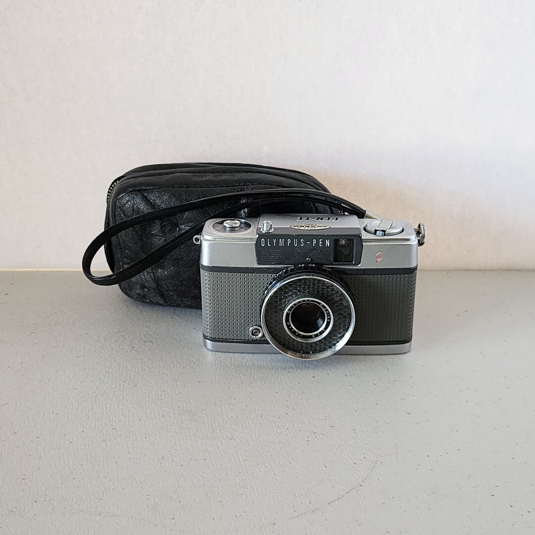 1960s Olympus Pen-ee Half Frame Film Camera With Pouch and Strap - Etsy