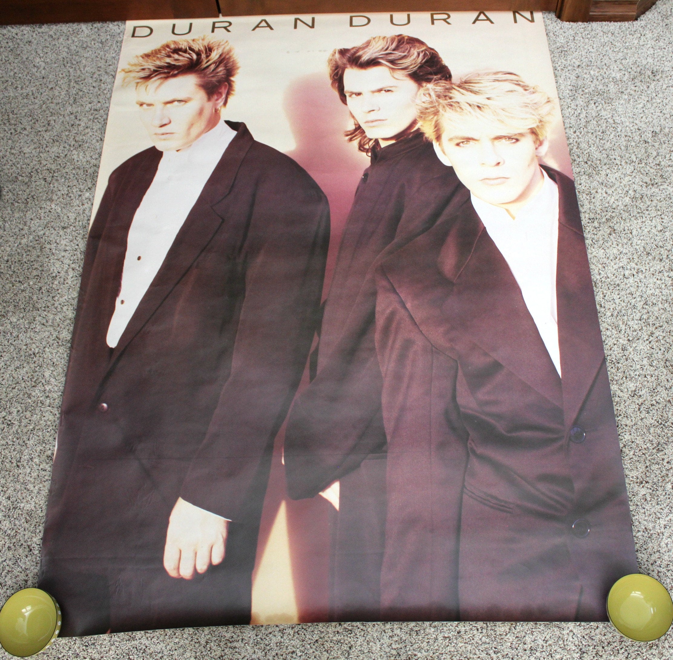 1987 Duran Duran Poster, Vintage Huge Store Promo Advertising