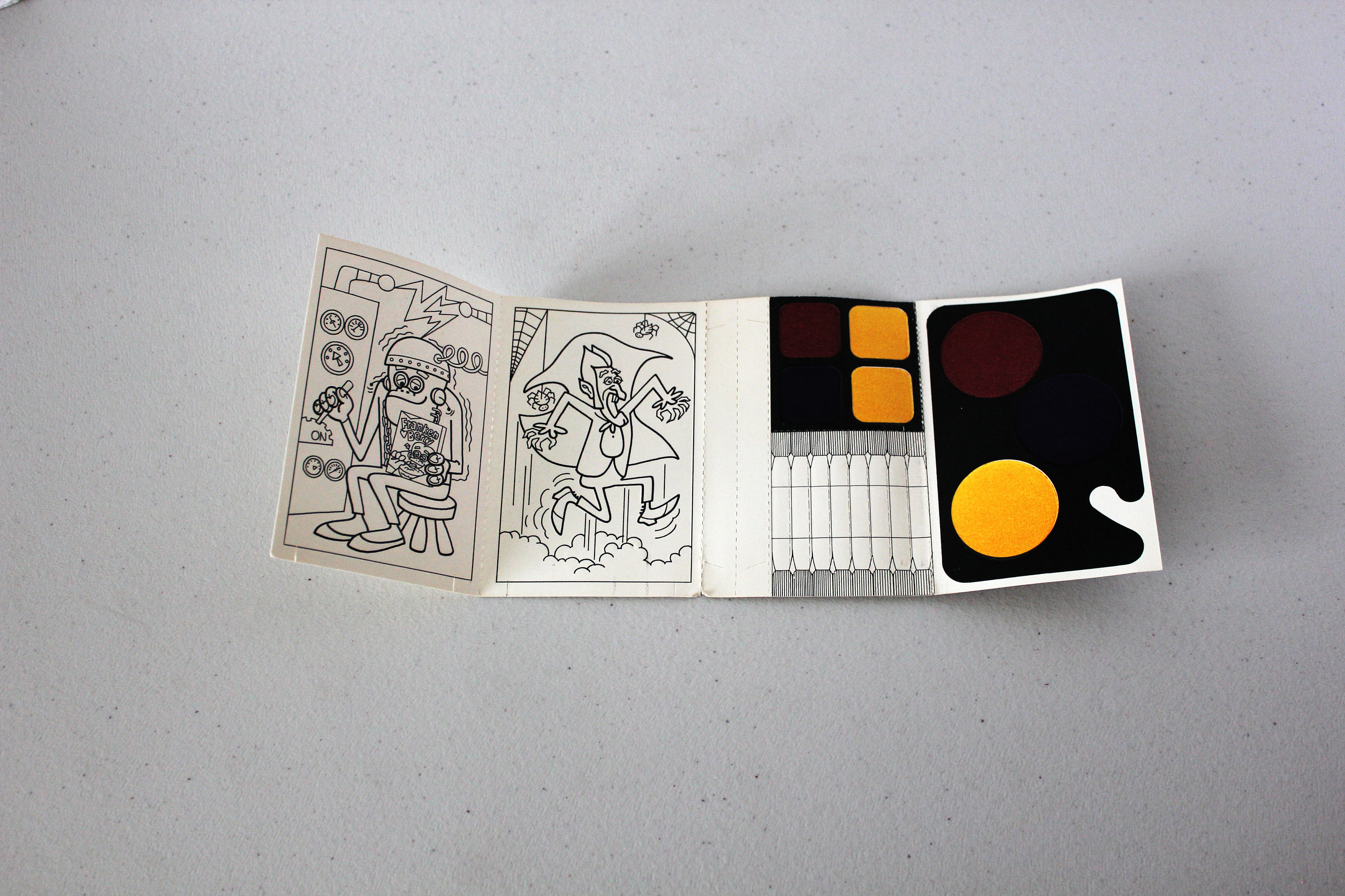 Frankenberry Count Chocula 1970s Paint Booklet Set, Vintage Cereal ...