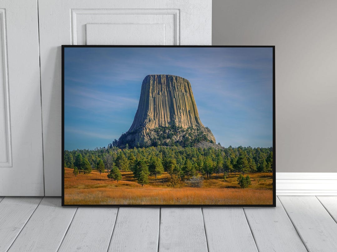 Devils Tower National Monument Digital Print Downloadable Close ...