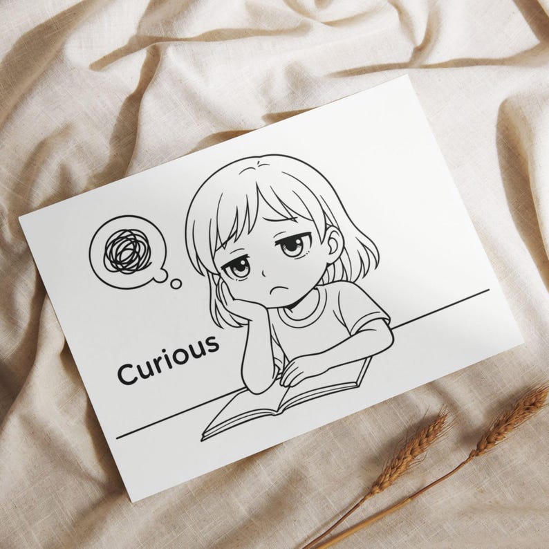 Feelings and Emotions Coloring Pages: SEL Activity for Kids (PDF ...