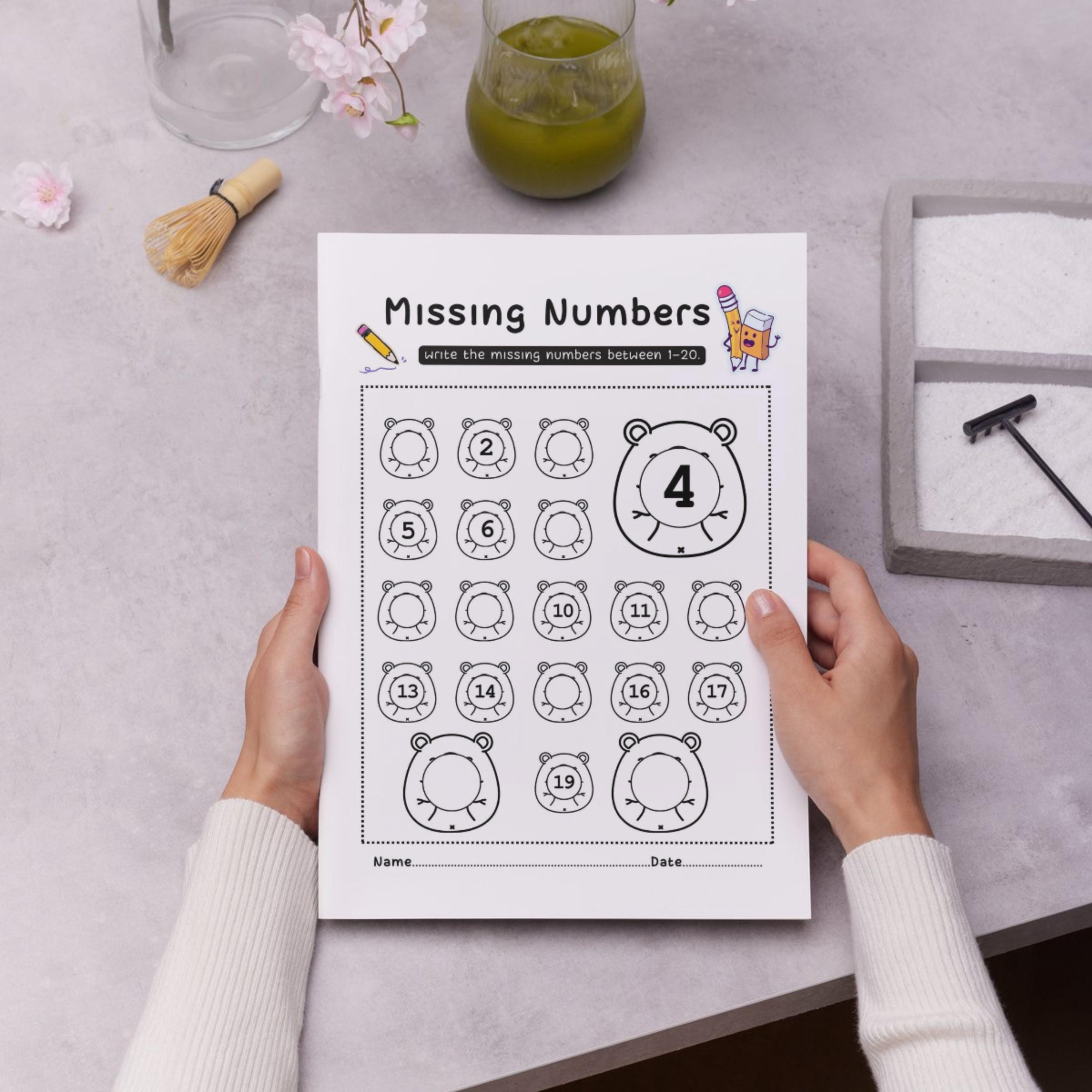 Fun Kid Worksheets : Missing Numbers for Kindergarten to 1st Grade ...