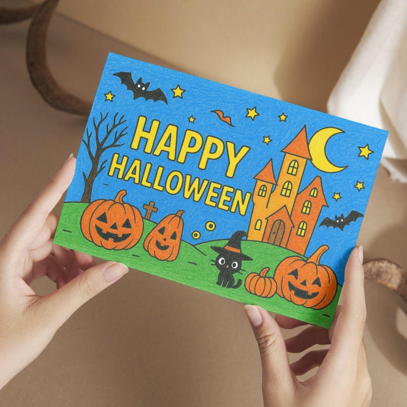 Halloween Coloring Pages for Kids: Spooky Fun, Printable Worksheets ...